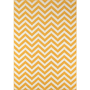 Momeni Rugs Baja Collection Area Rug, 7'10" x 10'10", Yellow