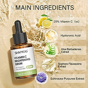 Dark Spot Remover for Face, AM/PM Dark Spot Corrector with Vitamin C Brightening Serum, Hyperpigmentation Treatment, Freckle, Sun Spots and Age Spots Removal for Face and Body