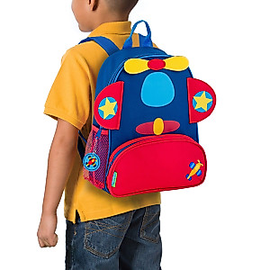 Stephen Joseph Sidekick Airplane Backpack with Activity Coloring Book
