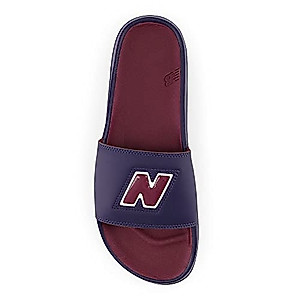 New Balance Unisex DynaSoft 200 V2 Slide Sandal, Team Navy/Mercury Red, 5 US Men