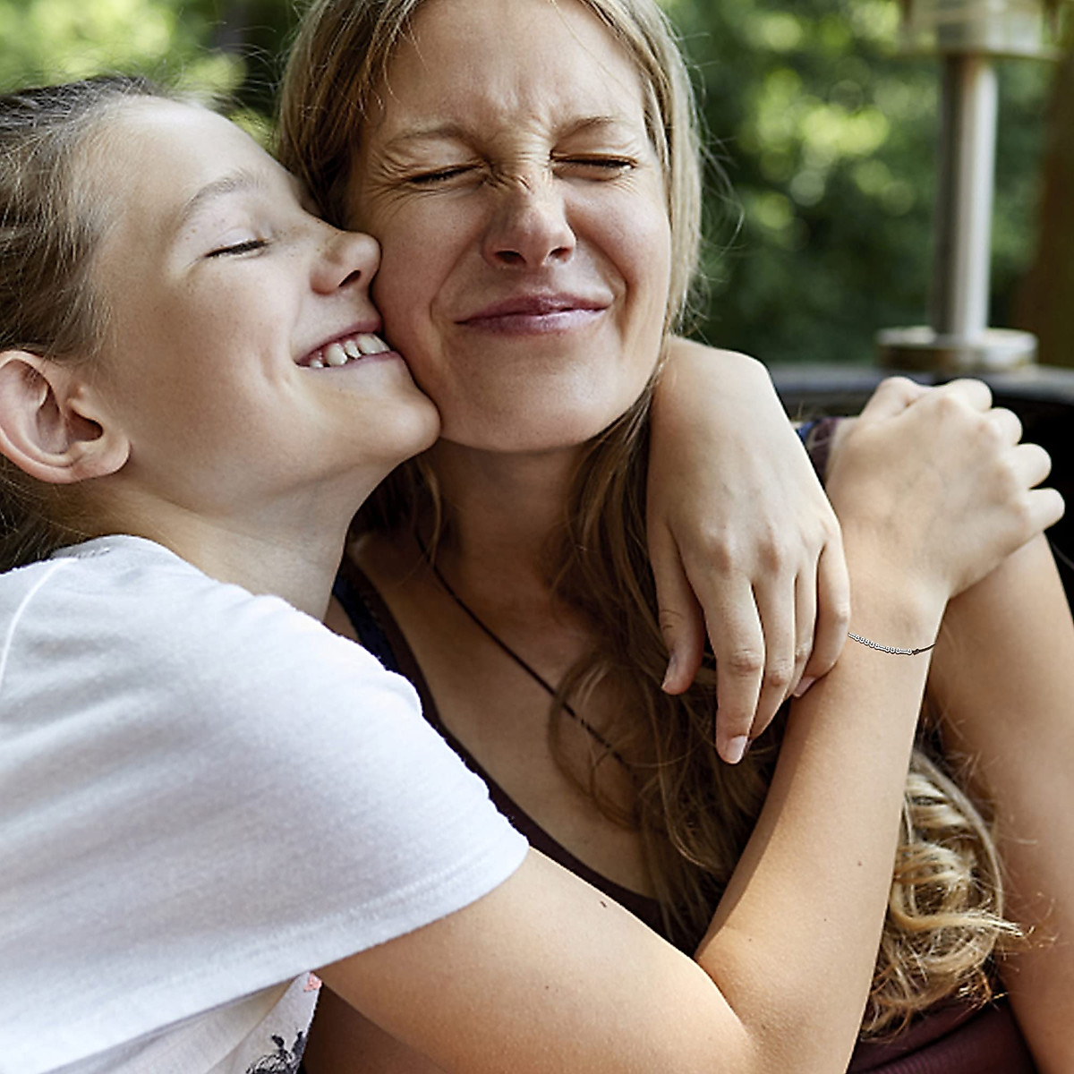 Jewenova Fuck Cancer Morse Code Bracelet for Women Men Beads on Silk Cord Friendship Bracelet Best Friend Bracelet Inspirational jewelry for Her with Meaning Card