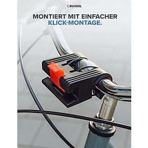 Büchel 81517017 Unisex Adult Bicycle Handlebar Bag with Express Click Mount Black/White