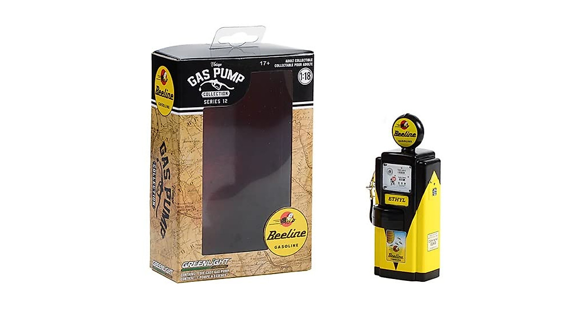 Greenlight Vintage Gas Pumps Scale Model | Authentic Collectible
