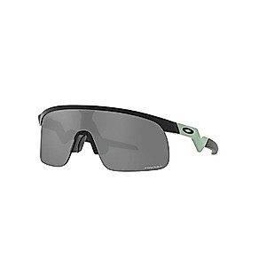 Oakley Youth OJ9010 Resistor Rectangular Sunglasses, Matte Black/Prizm Black, 23 mm