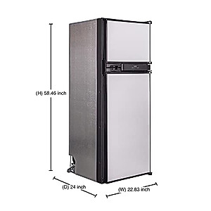 Conserv RV Refrigerator 10 cf/12V/Stainless