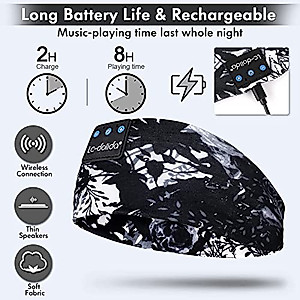 Bluetooth Headband Headphones Wireless Sleep Headphones, Music Sports Headband for Sleeping, Jogging, Workout, Yoga, Sleeping Headphones