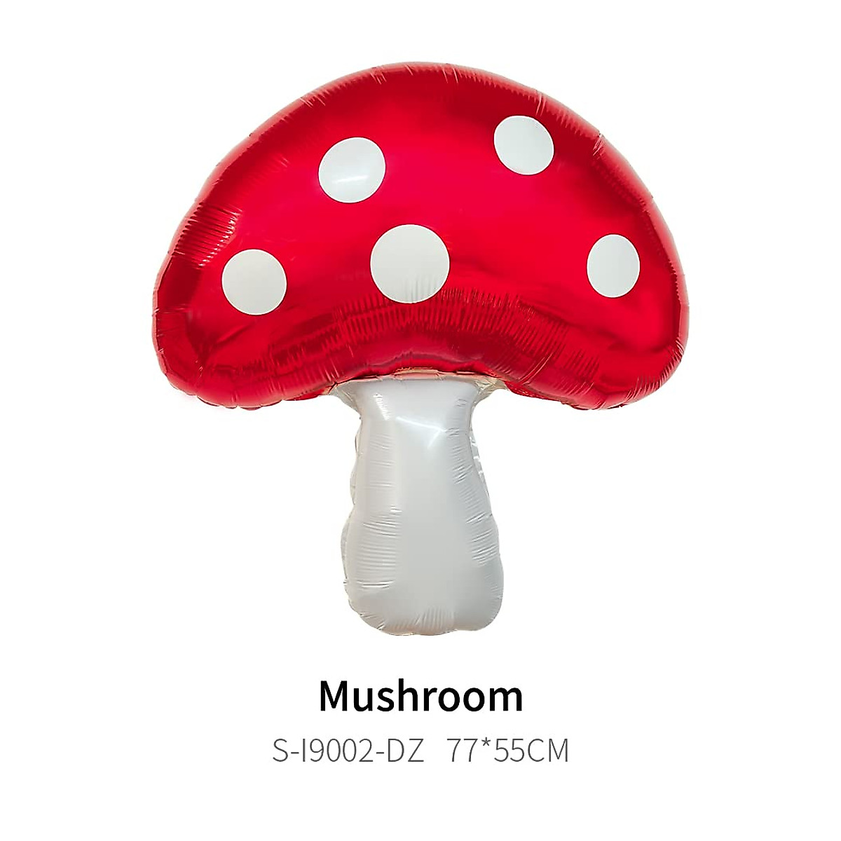 3PCS 31'' Mushroom foil balloons. Mushroom decor- Alice in Wonderland theme party decoration, Mushroom birthday party supplier. baby shower, wedding, forest plant party decorations.