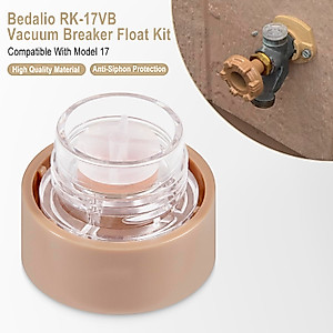 RK-17VB Vacuum Breaker Float Kit, Anti-Siphon Wall Faucet Repair Kit, Anti Siphon Valve Repair Kit, Compatible with Woodford Model 17 (4 Packs)