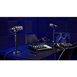 RØDE RØDECaster Pro II All-in-One Production Solution for Podcasting, Streaming, Music Production and Content Creation,Black
