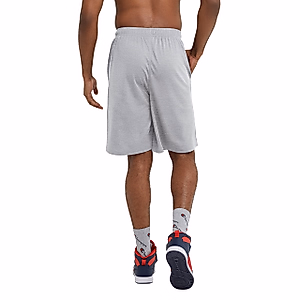 Champion mens 10" Core Training athletic shorts, Oxford Gray, X-Large US