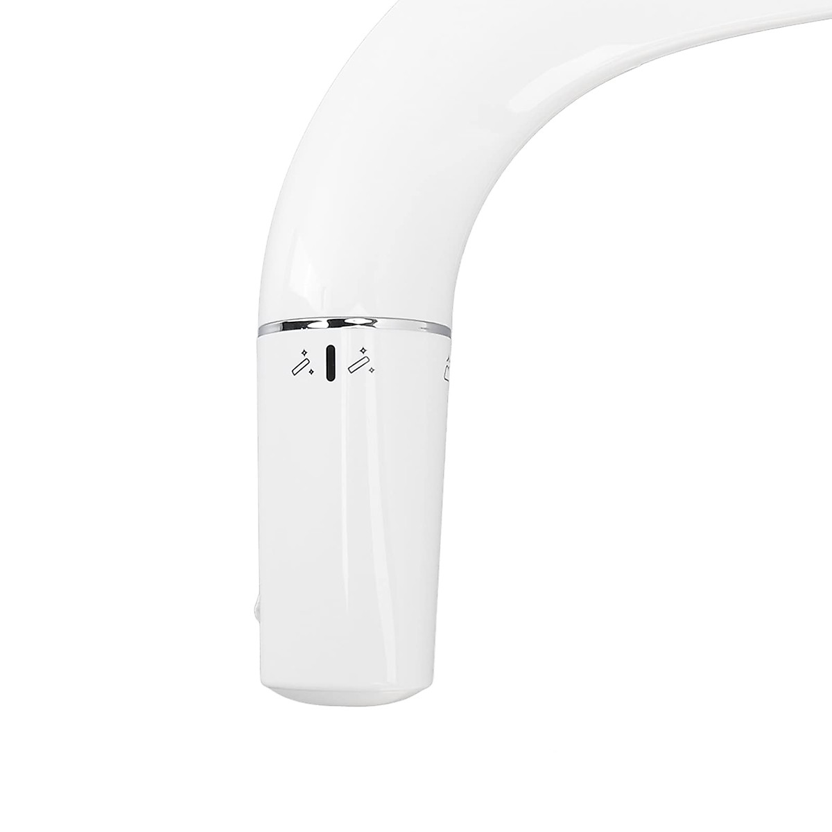 ULTRA SLIM DUAL NOZZLE SELF CLEANING BIDET TOILET SEAT ATTACHMENT FOR FEMININE BUTT WASH TEENAGERS
