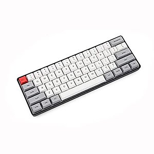 XKUN Mechanical Keyboard Backlight Mechanical Gaming Keyboard 60% 61 Keys NKRO Gateron Gaming Keyboard for PC/Mac Gamer, Typist