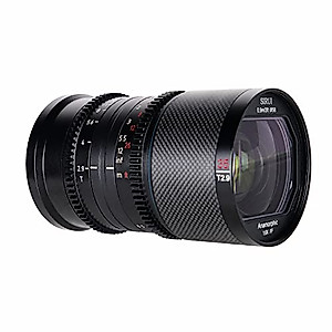 SIRUI Saturn 35mm T2.9 1.6X Full Frame Carbon Fiber Anamorphic Lens, Lightweight Cinema Lens for Drones, Handheld Gimbal Stabilizers (E Mount, Natural Flare)