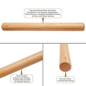 Bamber Wood Rolling Pin, 11 Inch by 1-1/5 Inch