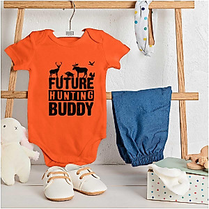 Brisco Brands Future Hunting Buddy Little Hunter Baby Romper Boys or Girls