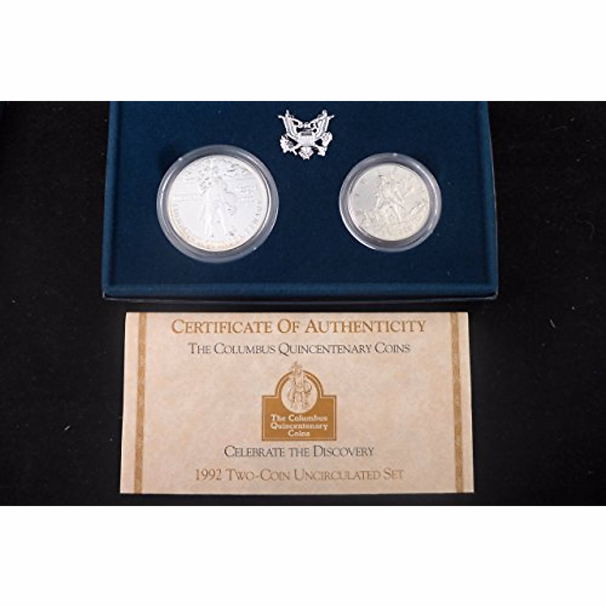 1992 D Columbus Quincentenary Coins Two piece Uncirculated set