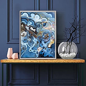 Pixy Canvas Floater Frame 24x36 for 3/4 (0.75) inch Deep Canvas Paintings/Canvas Prints/Wood Canvas Panels/Wall Art/Wall Decor/Home Decor/Artwork (Chrome, 24 x 36 inch, Portrait)