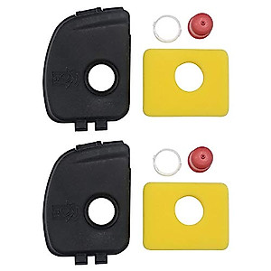 595660 Air Cleaner Cover & 799579 Air Filter Kit Compatible with B&S 590581 08P502 08P602 09P602 09P702 Series Engine for MTD Troy Bilt Lawn Mower and Blower - 2Pack