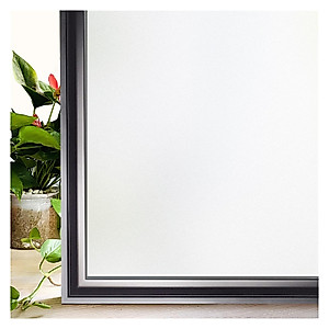 Window Film Window Decal Stained Glass Window Film Privacy Glass Vinyl Frosted Self Adhesive Film for Home Heat Control Tint UV Protective Window Sticker Privacy Window Decal (Color : H, Size : 45x3