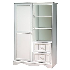 South Shore Savannah Collection Door Chest, Pure White