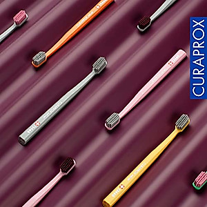 Curaprox CS 12460 Velvet Ultra-Soft Toothbrush; Extra Soft bristles for Sensitive Gums