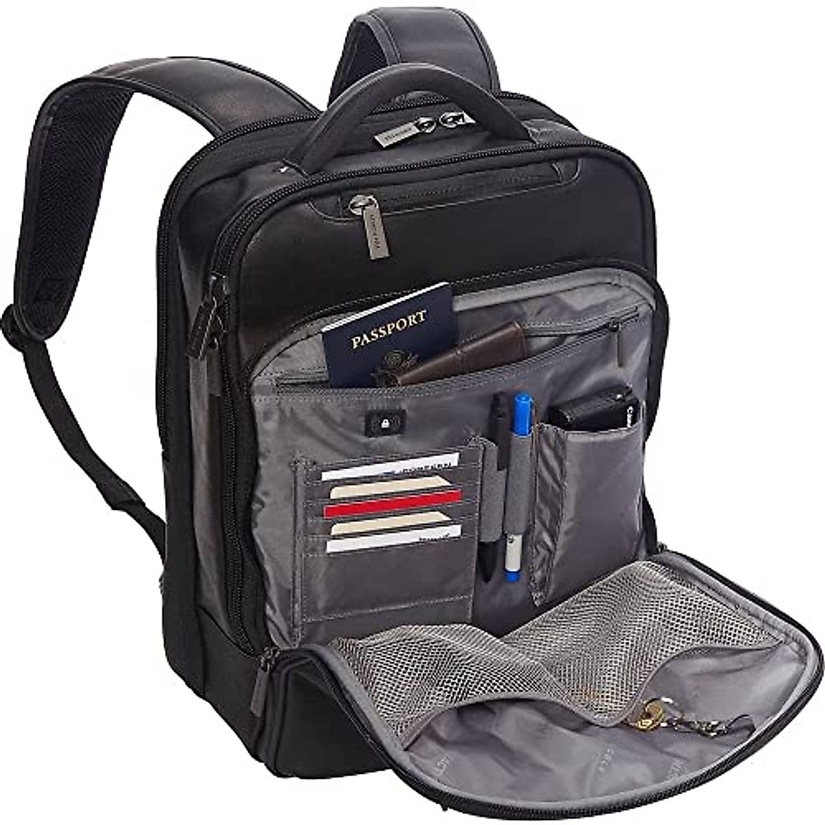 Kenneth Cole Reaction Tablet Shoulder Messenger Bag Colombian Leather, Brown