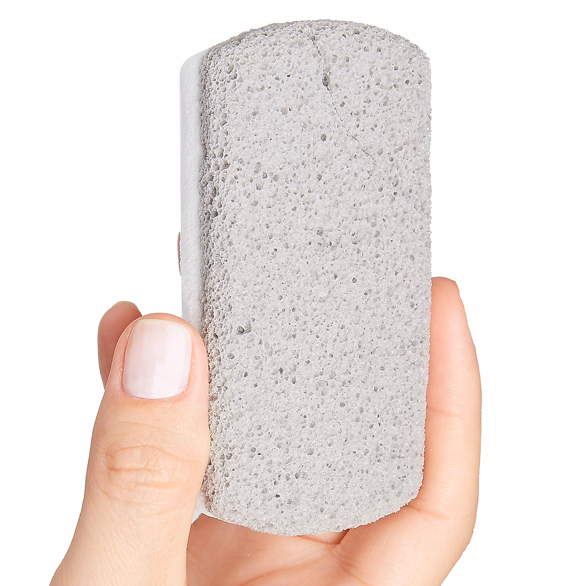 ZenToes Pumice Stones for Feet, Hands and Body - Hard Callus Remover, Exfoliator and Scrubber to Remove Dead Skin for Home Pedicure - 2 Count (Gray)