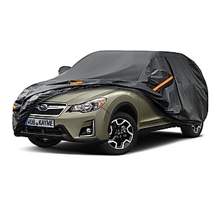 Kayme 7 Layers SUV Car Cover Custom Fit Subaru CrossTrek (2017-2023) Waterproof All Weather for Automobiles, Full Exterior Covers Sun Rain Protection UV Protection （Deliver about 3-10 Days）