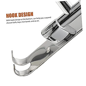 Cabilock 4pcs Rotating Towel Rail Hook Hanger Wall Mounted Clothing Rack Metal Coat Hanger Shower Mat Rod Rotation Towel Hanger Bathroom Metal Towel Bar Swivel Towel Bar Swivel Towel Rack