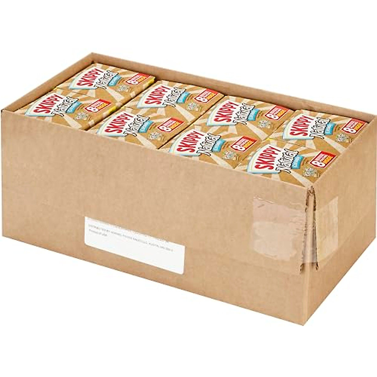 SKIPPY Natural Creamy Peanut Butter Spread Individual Squeeze Packs, 1.15 Ounce (Pack of 64)