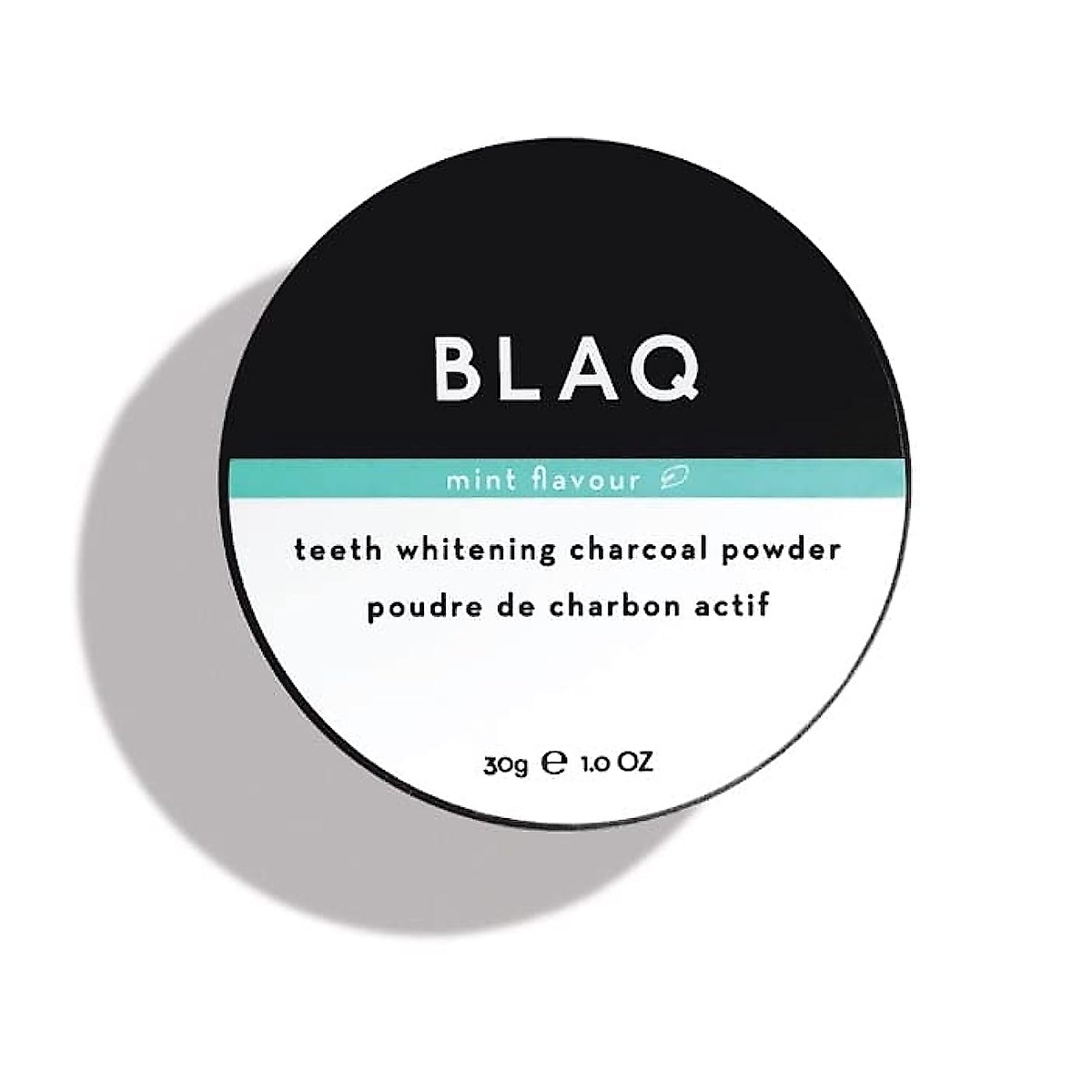 BLAQ Teeth Whitening Charcoal Powder - Natural Tooth Whitening for Sensitive Teeth - Charcoal Teeth Whitening Powder - Activated Charcoal Tooth Whitener - 30g/1oz