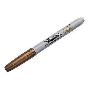 Sharpie - Fine Point Metallic Permanent Markers - Silver/Gold/Bronze (1-Pack of 4)