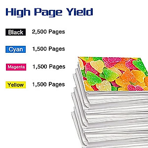 MM MUCH & MORE Compatible Ink Cartridge Replacement for Canon PGI-2200 XL 2200 2200XL to Used for MAXIFY MB5420 iB4020 iB4120 MB5020 MB5120 MB5320 Pixma TS3120 (2 Black, Cyan, Magenta, Yellow) 5-Pack