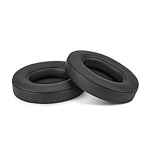 Brainwavz Replacements Ear Pads for Beats Studio 2 & Studio 3 Wired & Wireless Headphones, Earpads Made with Thick, Soft Memory Foam & Soft Vegan Leather (B0500, B0501) - Black