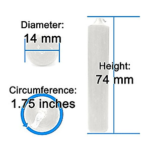 Jeka Kerzen Christmas Pyramid Carousel Candles, Medium 14mm - White