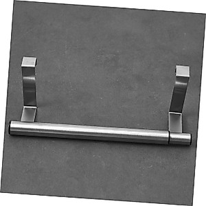 LIFKOME 3pcs Telescopic Towel Rack Cabinet Door Towel Holder Kitchen Towel Hook Kitchen Towel Shelf Versatile Towel Holder Hanging on Cabinet Bar Rack Metal Stainless Steel No Punching