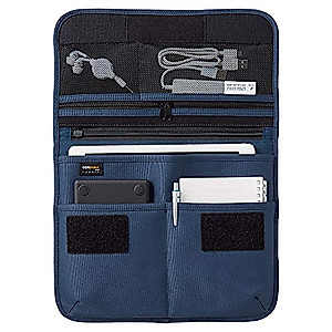 LIHIT LAB Tablet Sleeve with Pockets, 11.5 x 1 x 9.5, Black (A7767-24)