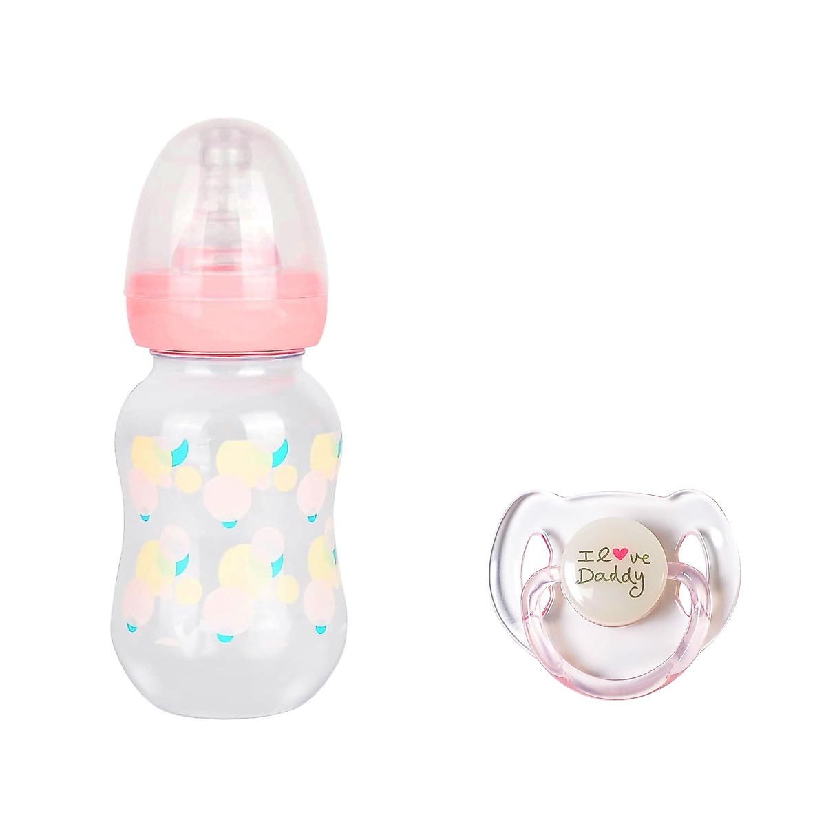 CHAREX Reborn Baby Doll Accessories Fake Feeding Bottle Sealed Matching Putty Magnetic Pacifier Baby Girl