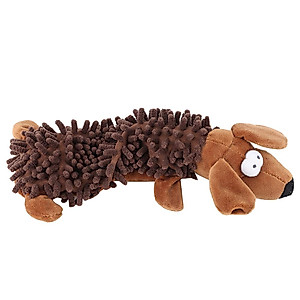 TIKATARER Dog Toys for Aggressive Chewers, Dog Toy Puppy Toys Cute Animal Shape Squeaky Dog Toys with Sound Device No Stuffing Plush Dogs Chew Toy for Small, Medium, and Large Pets Dog