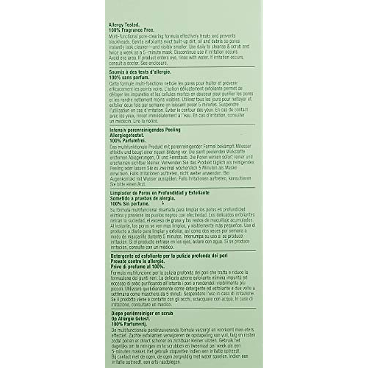 Blackhead Solutions by Clinique 7 Day Deep Pore Cleanser & Scrub / 4.2 fl.oz. 125ml