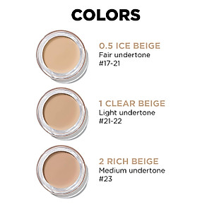 THESAEM Cover Perfection Pot Concealer #02 Rich Beige - High Adherence & Coverage Balm, Conceals Blemish & Acne Spots, Matte Finish Sebum Control for Oily and Combination Skin