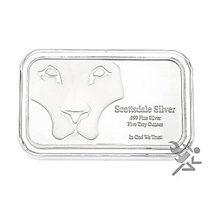 5oz Silver Bar Direct Fit Air-Tite Brand Capsule Holders, 5 Pack