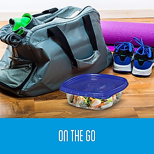 Ziploc Food Storage Meal Prep Containers Reusable for Kitchen Organization, Dishwasher Safe, Variety Pack, 20 Count