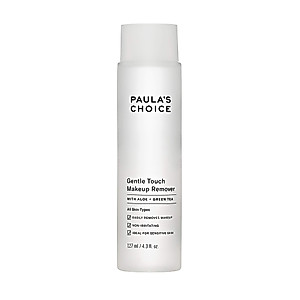 Paula's Choice Gentle Touch Oil Free Waterproof Makeup Remover, Aloe & Green Tea, Non-Irritating, 4.3 Ounce