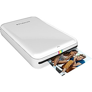 Polaroid ZIP Mobile Printer Gift Bundle + ZINK Paper (20 Sheets) + 9 Unique Colorful Sticker Sets + Pouch + Twin Tip Markers + Hanging Frames + Photo Album + Accessories