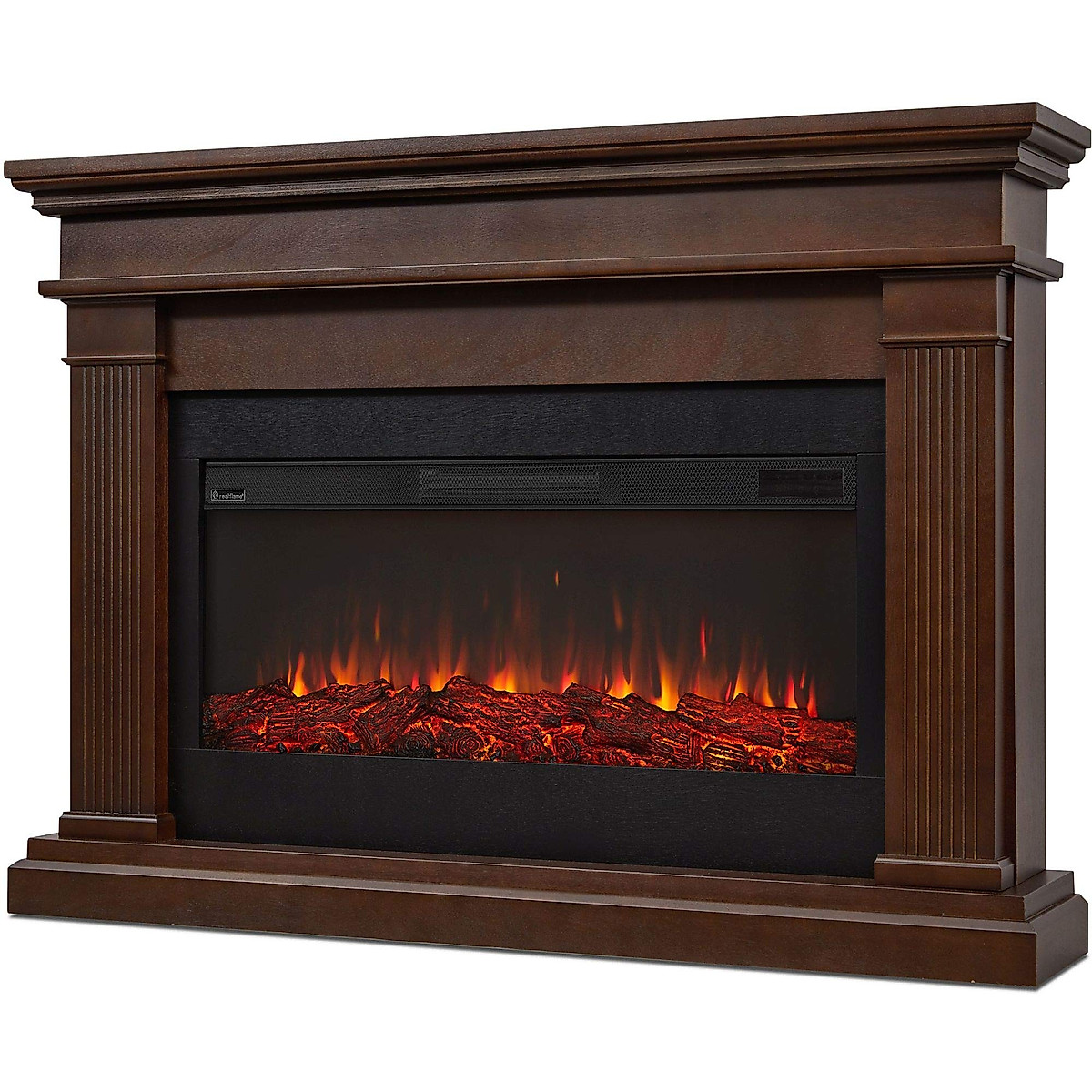 Beau 59" Landscape Electric Fireplace in Gray by Real Flame