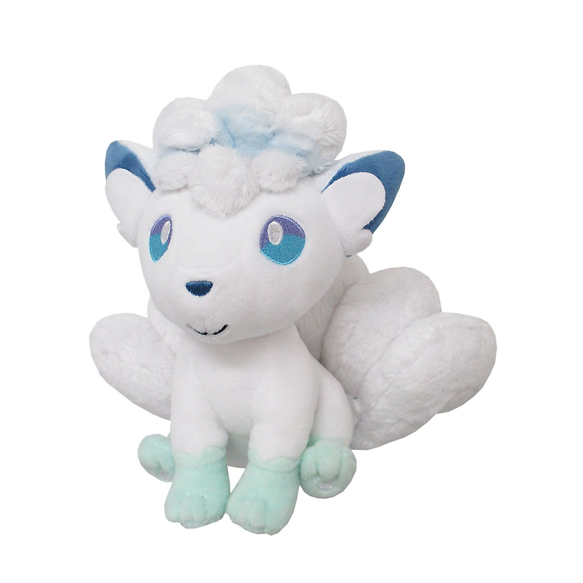 Sanei PP61 Alolan Vulpix Pokemon All Star Collection Stuffed Plush, 7", 156 months to 180 months