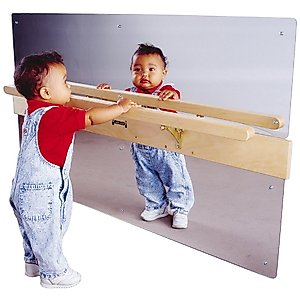 Jonti-Craft 0619JC Infant Coordination Mirror Brown