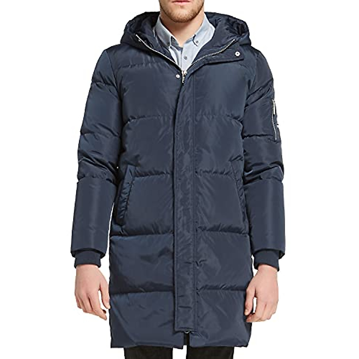 Orolay Men’s Thickened Down Jacket Winter Warm Down Coat Navy