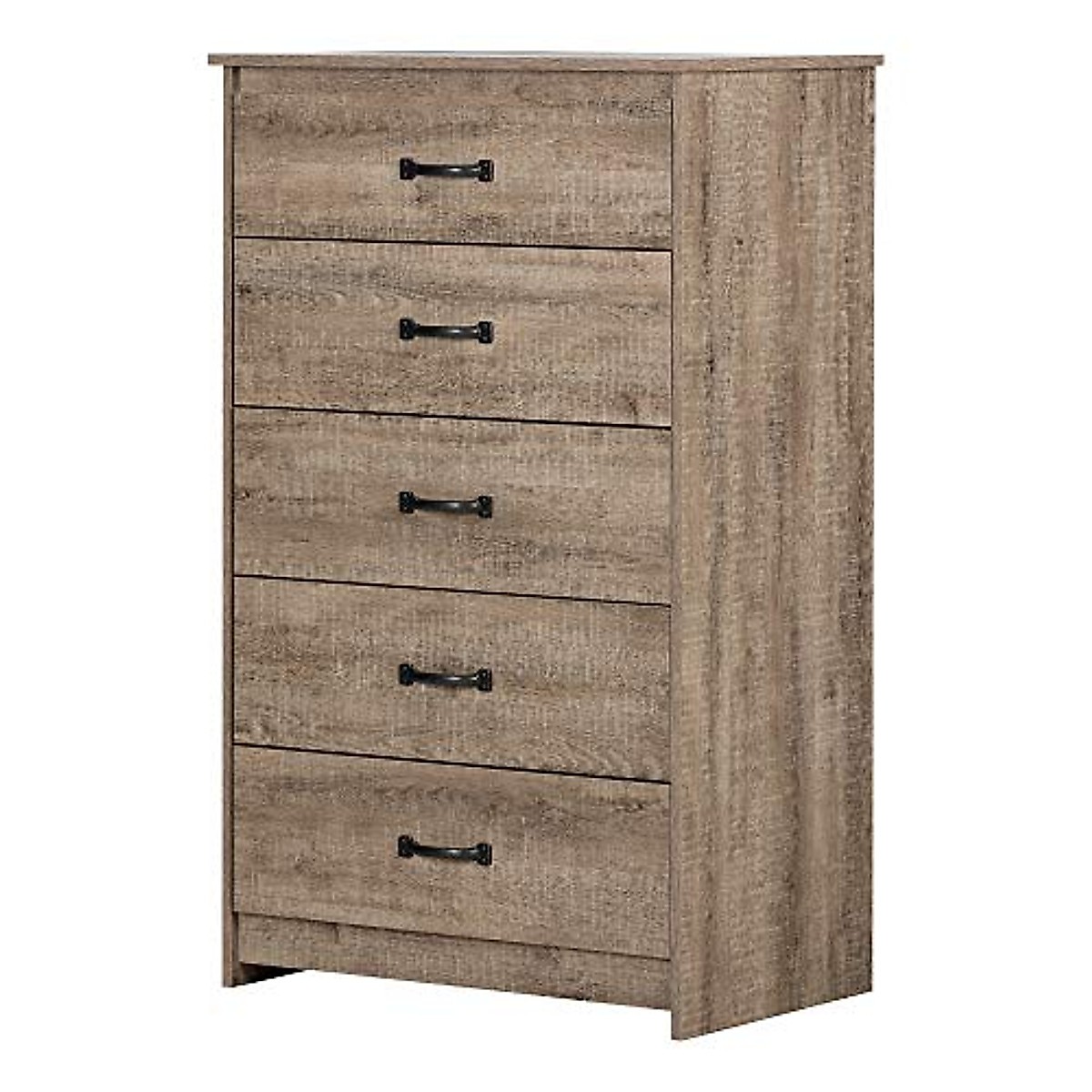 South Shore Tassio 5-Drawer Chest Weathered Oak